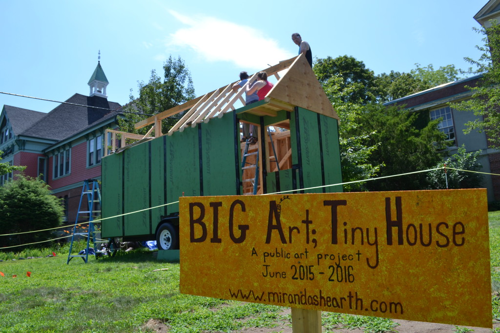 BIG Art; Tiny House Post No. 7: Dormer Walls | Miranda's Hearth